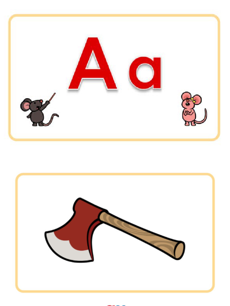 Little Fox Alphabet Flashcards | PDF