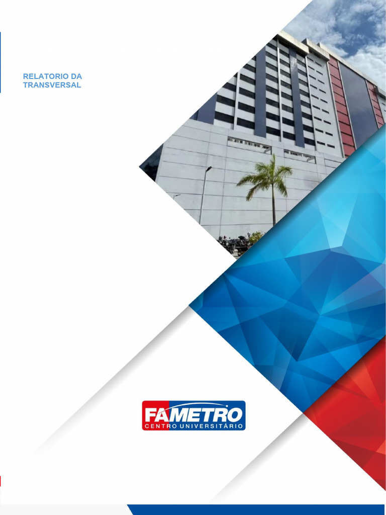 Modelo de Relatório - Fametro | PDF