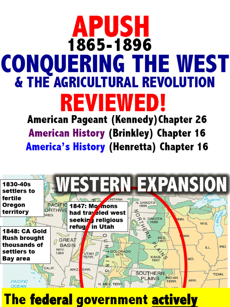 Western Expansion and Its Impact (1865-1896) | PDF | American Frontier ...
