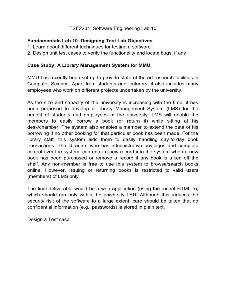 TSE Lab 10 | PDF | Login | User (Computing)