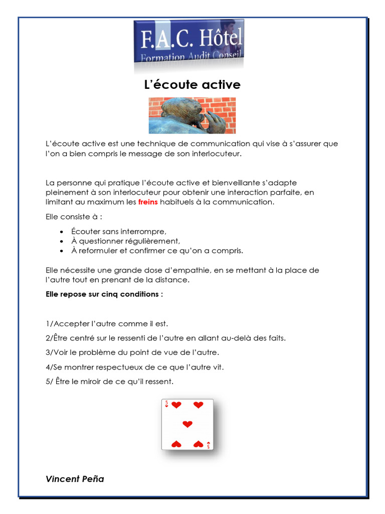 02 L'Écoute Active | PDF