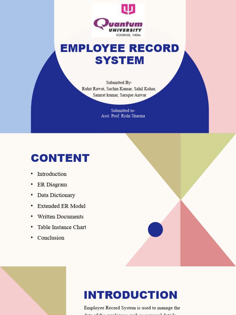 Employee Record System | PDF Employee Record System | PDF