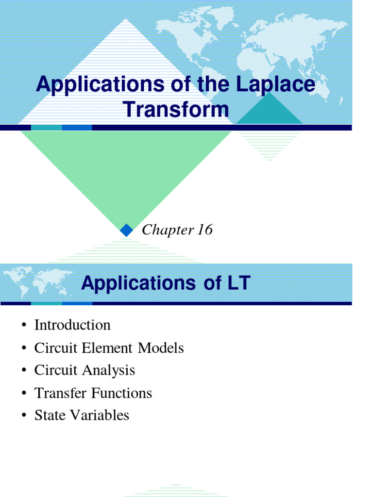 Chapter 16 Application of Laplace Transform | PDF | Electrical Network ...