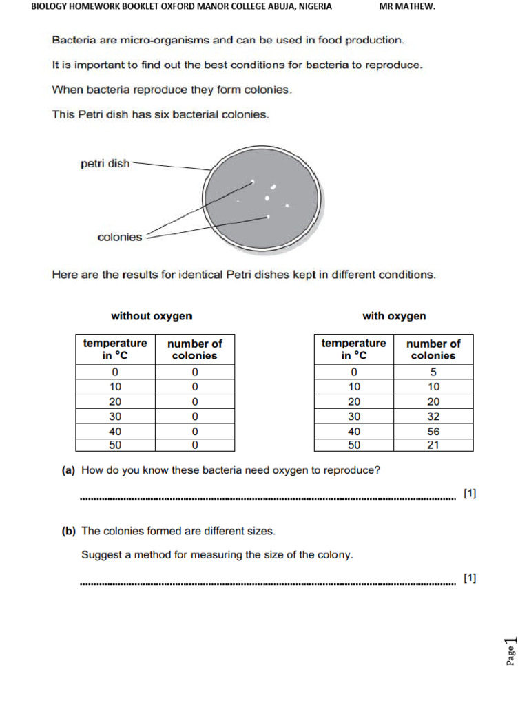 Biology-Ks3-Checkpoint-Qustion-Booklet 4 | PDF