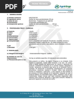 Ficha Tecnica Mastercop | PDF | Agua