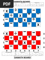 How To Make A Damath Board and Chips | PDF | Home & Garden