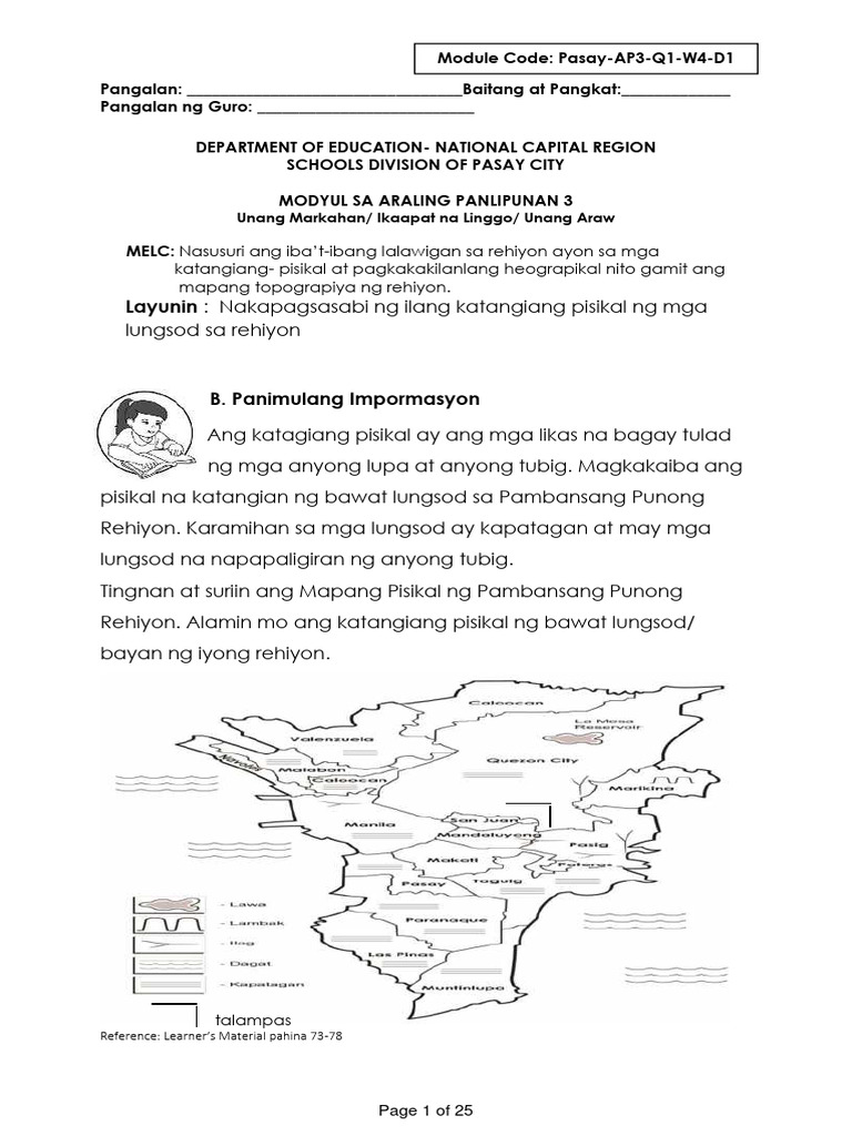 6 Grade 3-AP-Q1-W4 | PDF