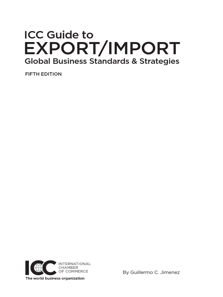 790e Guide Export Import Toc | PDF
