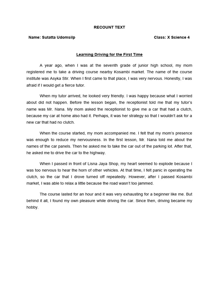 Format RECOUNT TEXT | PDF