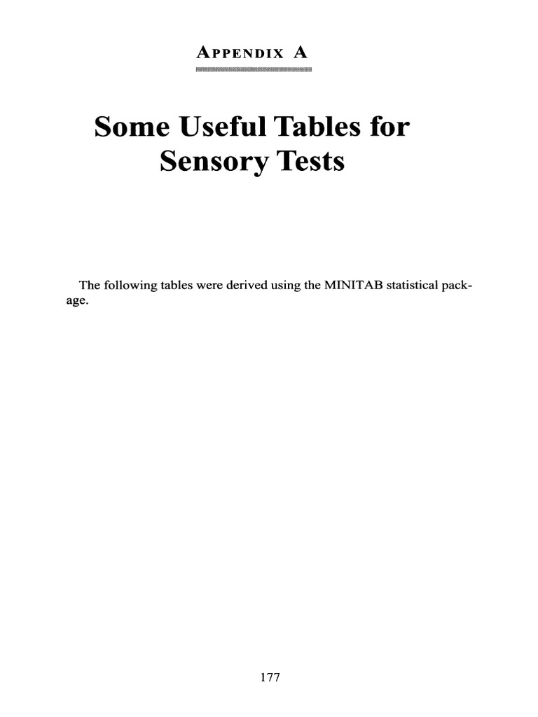 Statistical Table | PDF