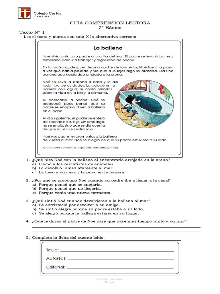 Comprension Lectora | PDF