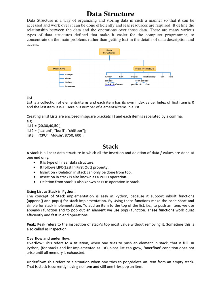 05 - 12A - Data Structure | PDF