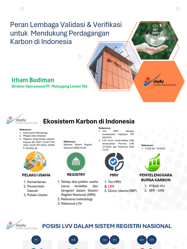 Peran LVV dalam Sistem Registri Karbon | PDF