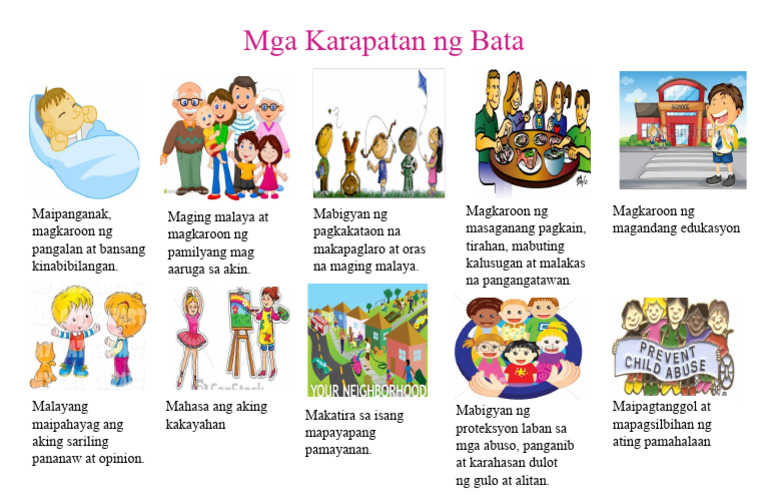 10 Karapatan NG Mga Bata | PDF
