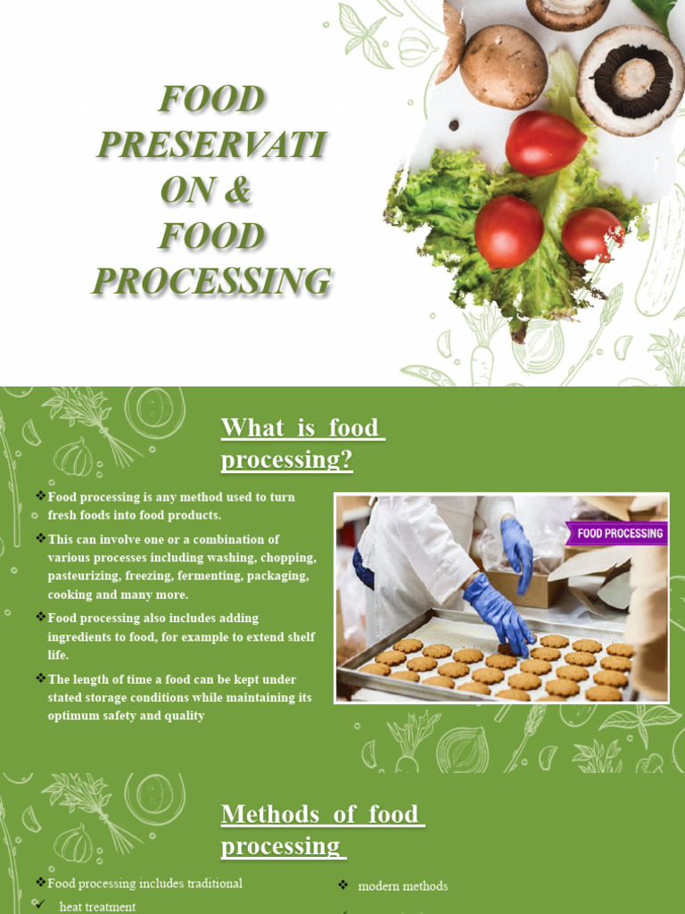 Food Preservation & Food Processing | PDF | Food Preservation | Food ...