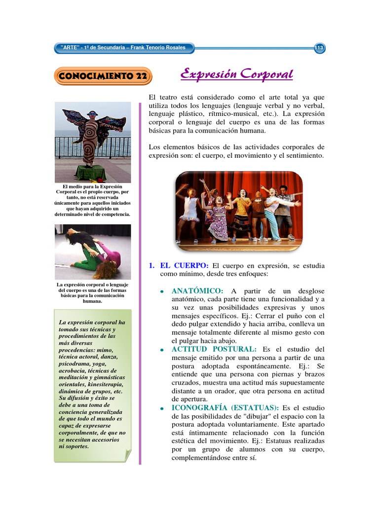 3 Expresion Corporal | PDF