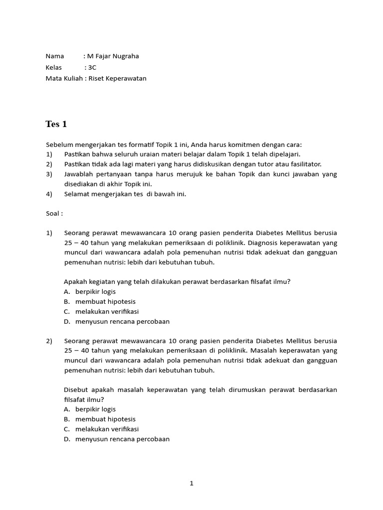 Tugas MK Riset M Fajar Nugraha | PDF