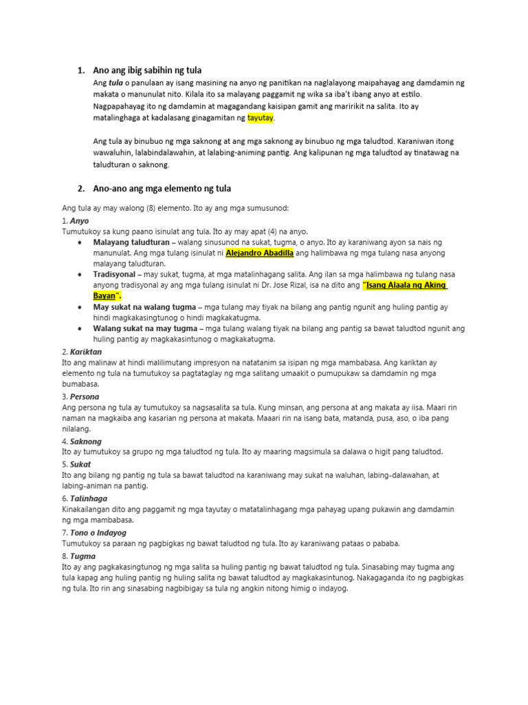 Tula Fil Paprint PLZ | PDF