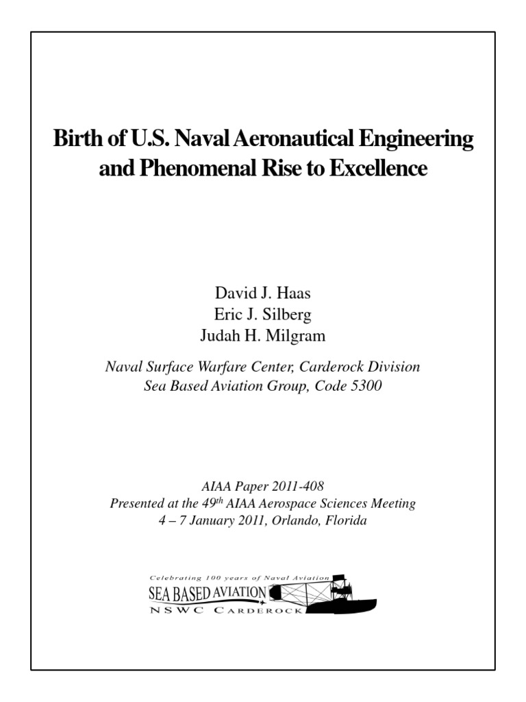 Birth of U.S. Naval Aeronautical Engineering | PDF