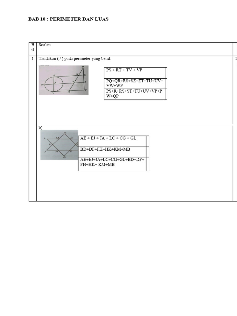 BAB 10-Perimeter & Luas | PDF