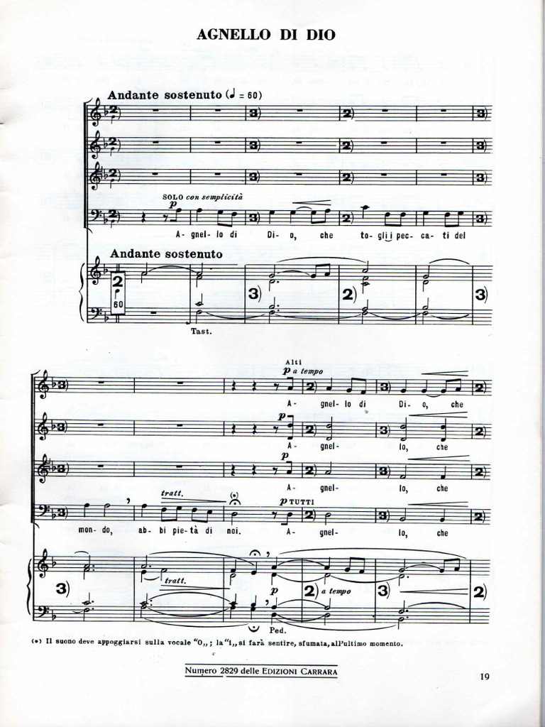 Agnello Di Dio Picchi 4v | PDF