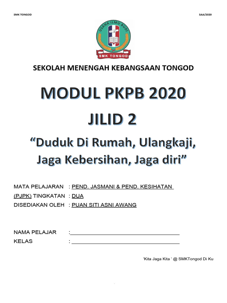 Modul PKP 2.0 PJK T2 | PDF