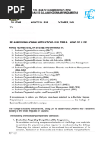 UTT AMIS Application and Registration Form | PDF