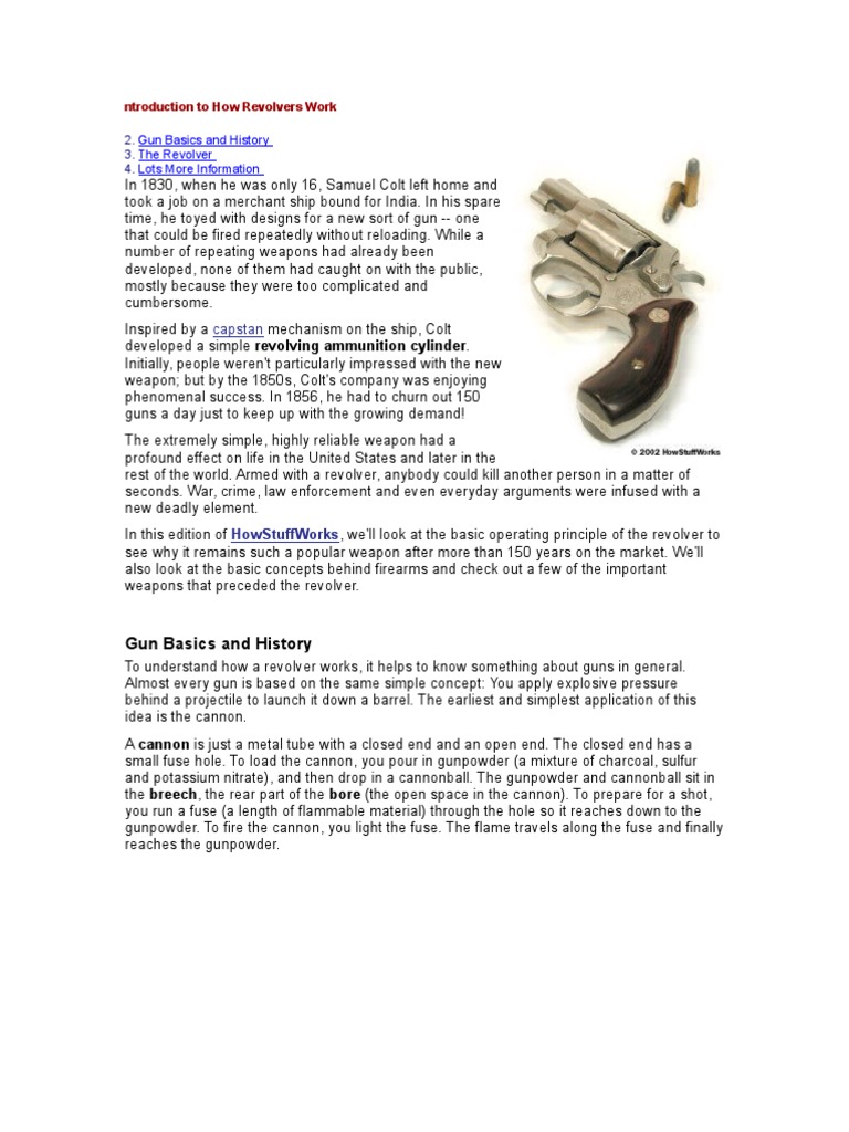 Guns | PDF | Revolver | Gun Barrel