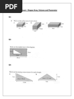 Entrance Exam Practice Questions For Grade 7 | PDF | Rectangle ...