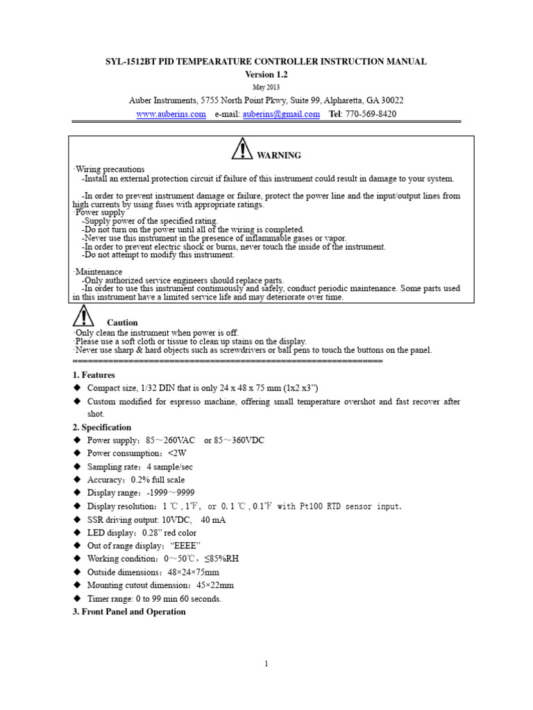 4 - SYL-1512BT Instruction v1.2 | PDF