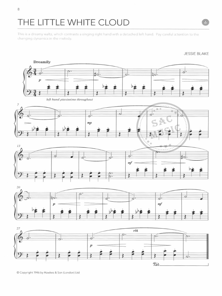 The Little White Cloud | PDF