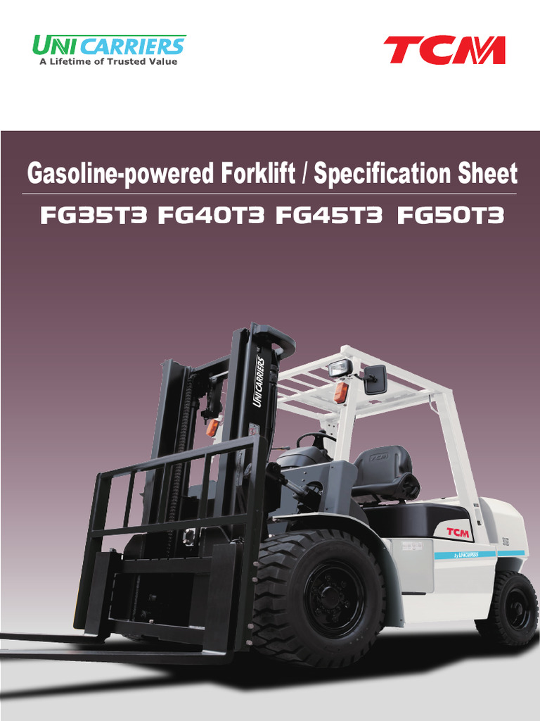 FG35-50 T3 Spec | PDF | Automatic Transmission | Truck