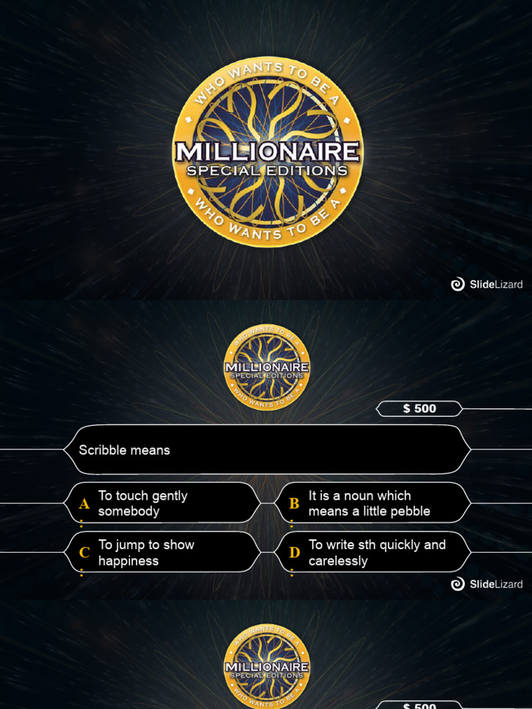 Who Wants To Be A Millionaire - Focus 5 | PDF