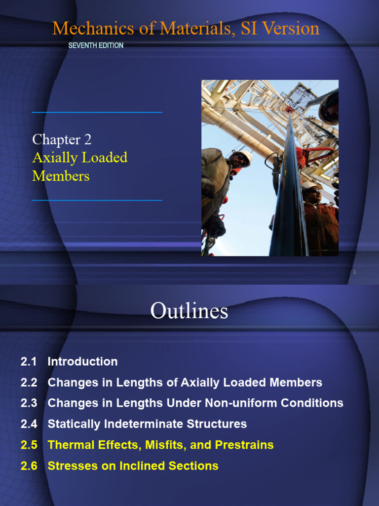 Mechanics of Materials Chap 2-II 2 | PDF | Stress (Mechanics) | Alloy