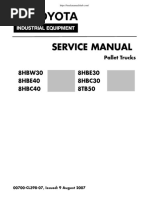8HBW23 Operator Manual | PDF | Forklift | Elevator