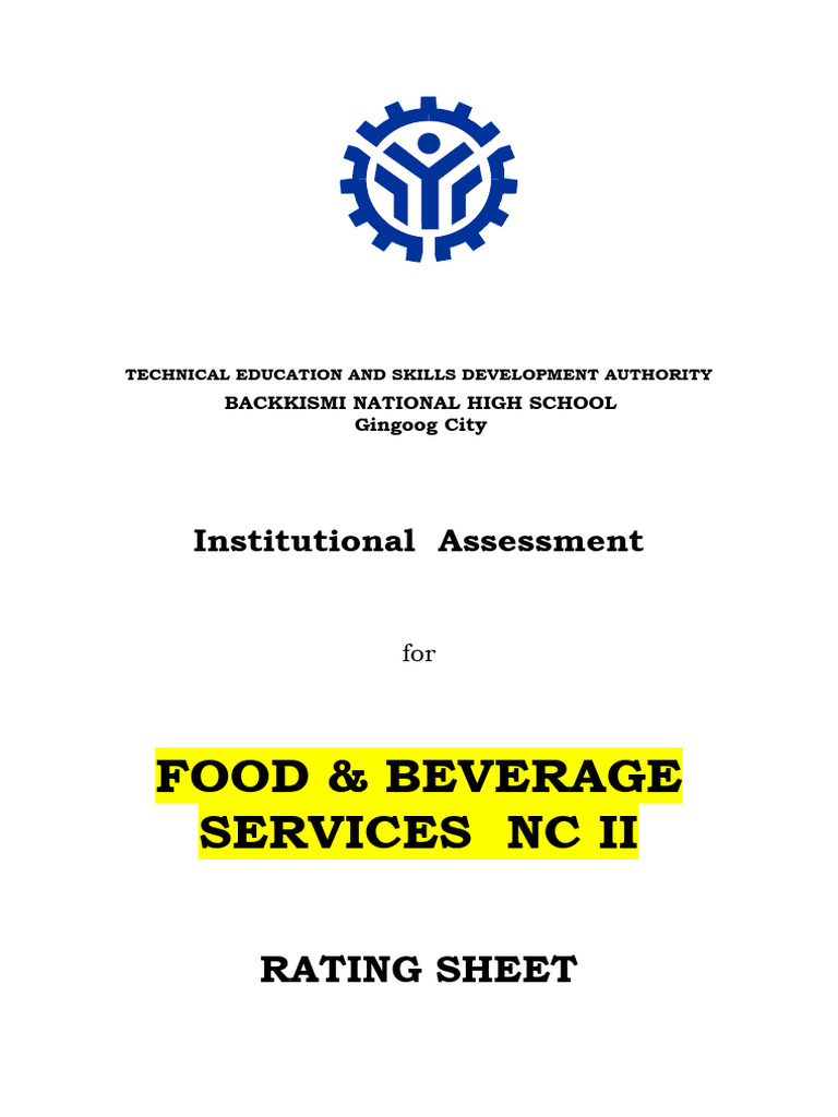 Institutional Assessment Tools Sample 1 | PDF