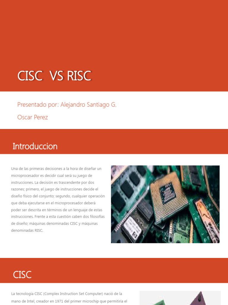 Cisc VS Risc | PDF