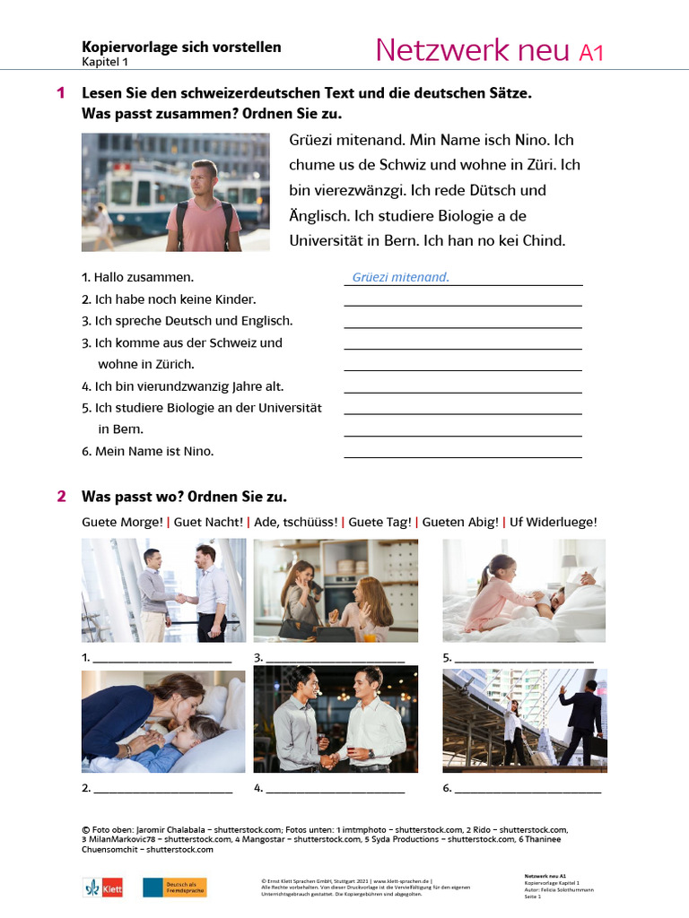 NWneu A1 KV K1 Vorstellen | PDF