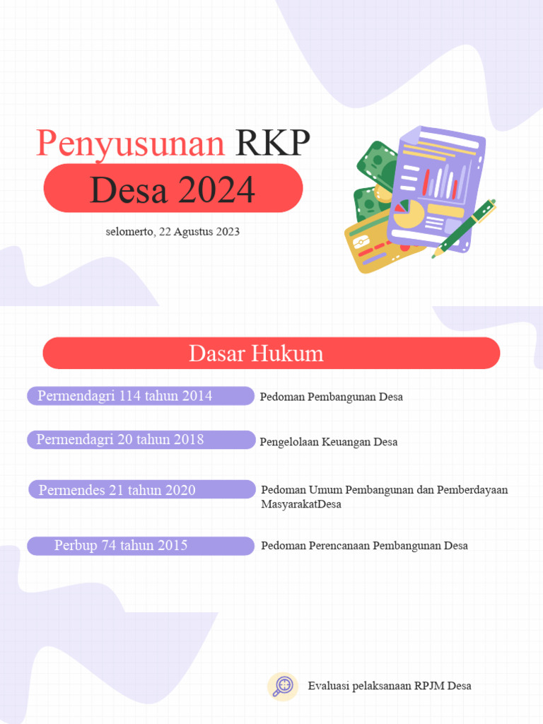 Sosialisasi Penyusunan RKP Desa 2024 | PDF