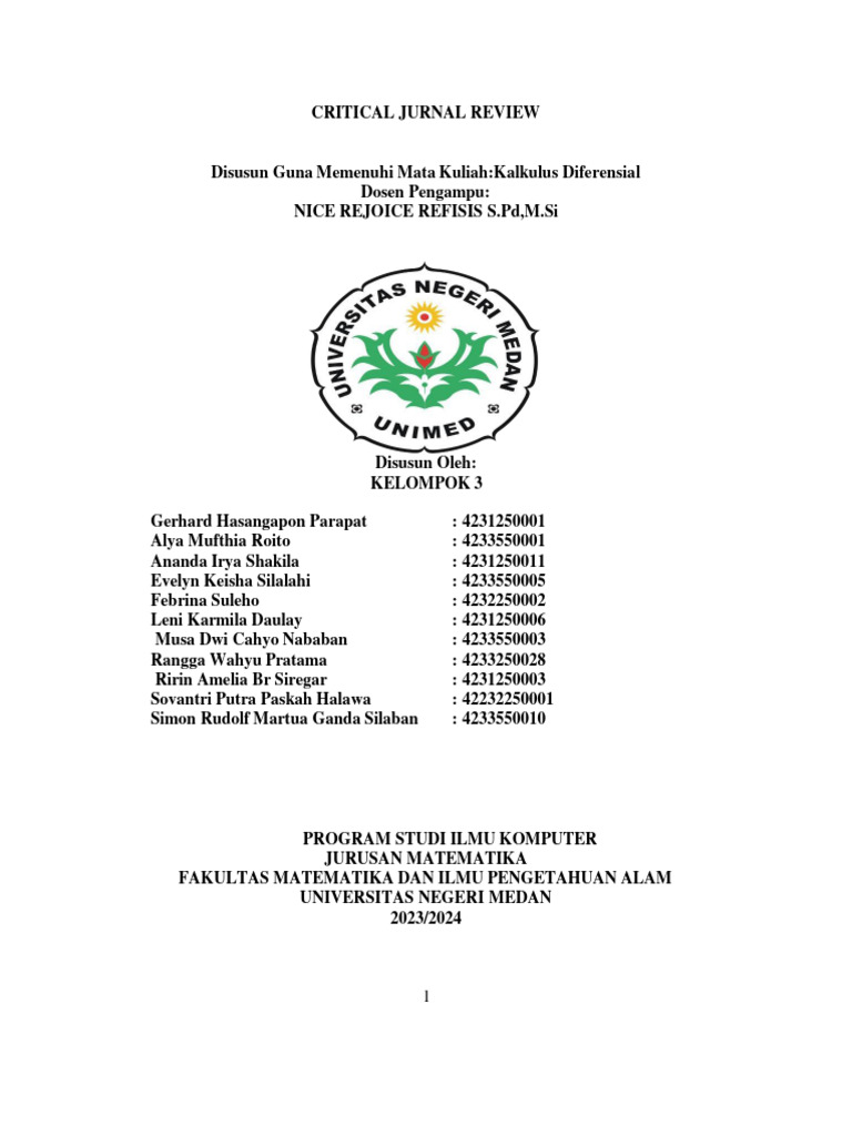 CJR Jurnal Terbaru Kelompok 3 | PDF