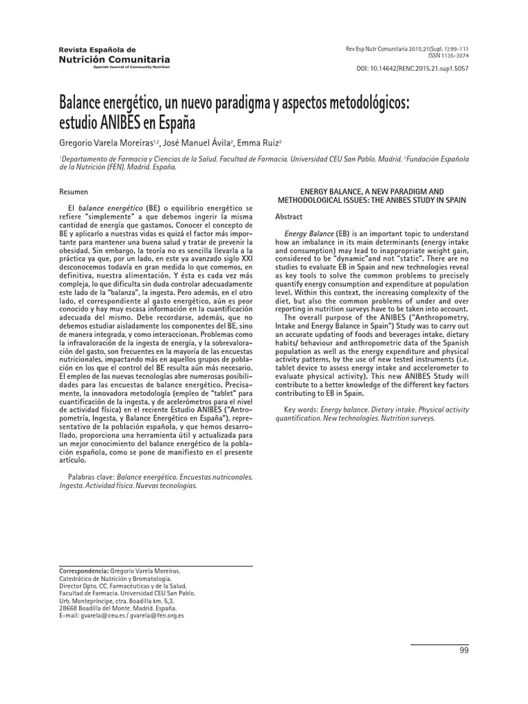 RENC2015 Supl 1 ANIBES | PDF