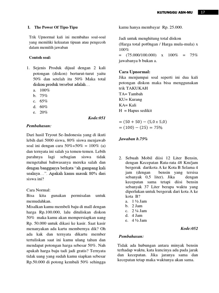 Part 5 Trik Tipu-Tipu | PDF