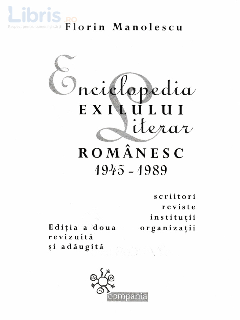 Enciclopedia Exilului Literar Romanesc 1945-1989 - Florin Manolescu | PDF