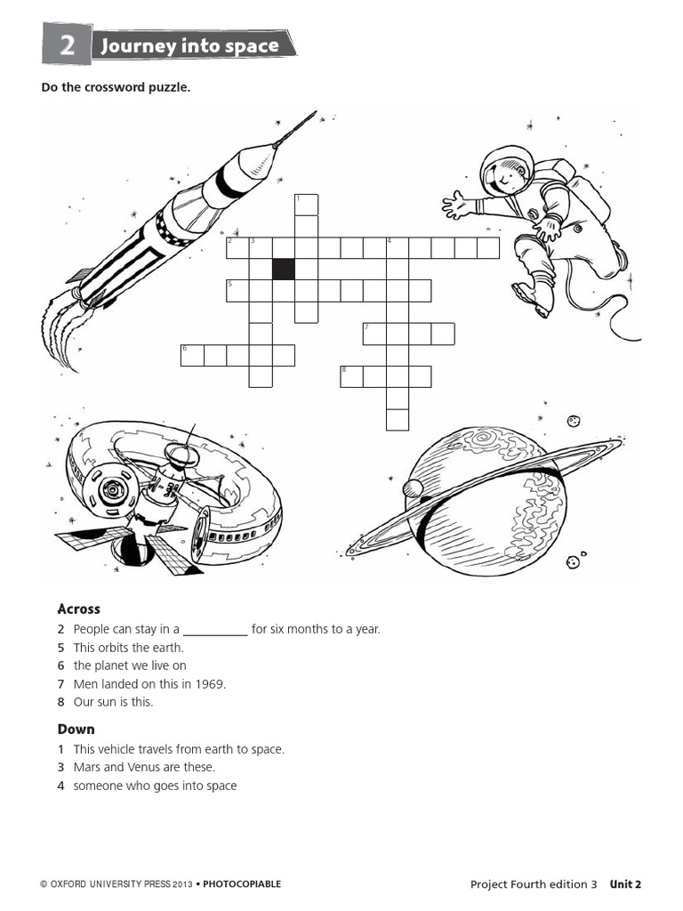 Project 4ed - Level 3 - Photocopiable Activities - Unit 2 | PDF