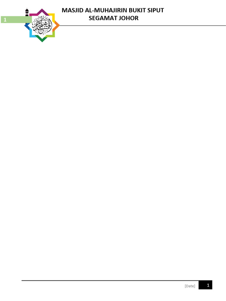 Letterhead Masjid | PDF