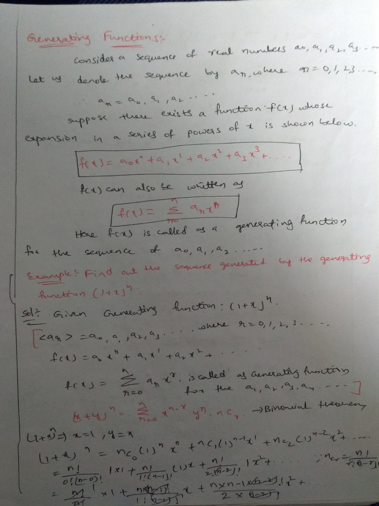 unit 4 part 2 discrete mathematics notes | PDF