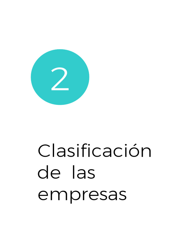 Ud2 - Clasificacion de Las Empresas - Completo | PDF