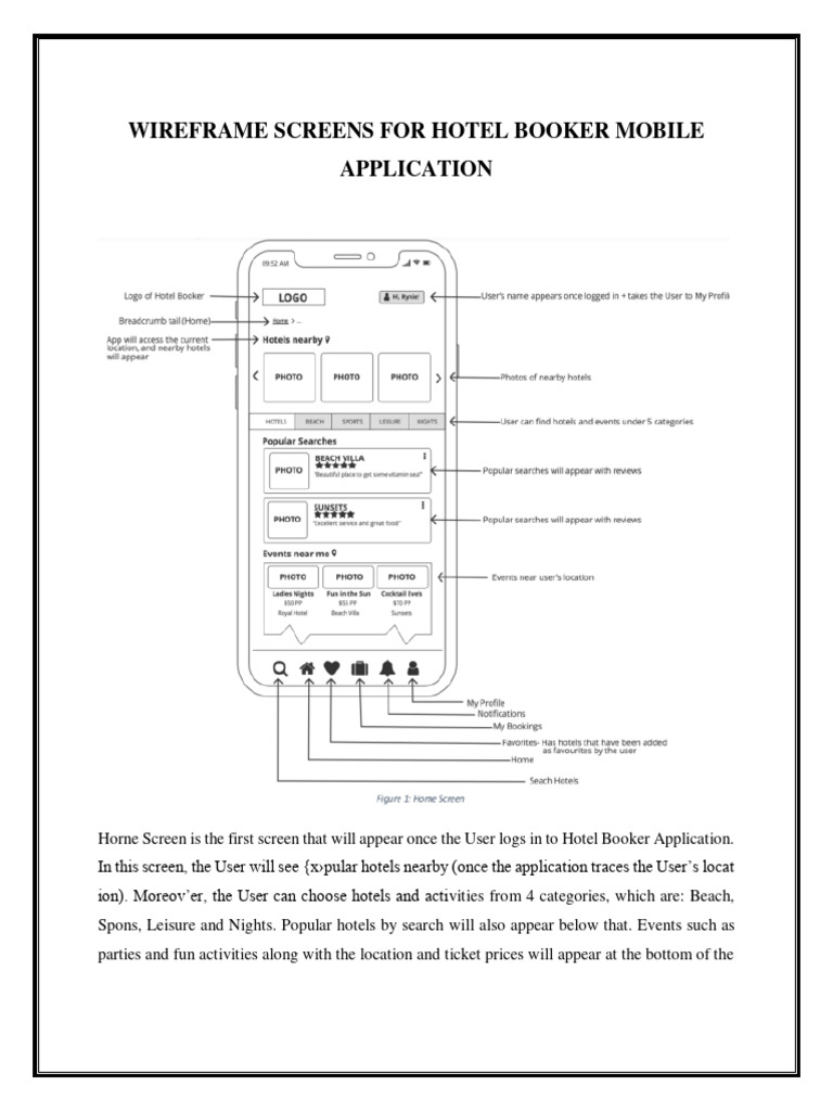 Hotel Booker Case Study 3 | PDF | User (Computing) | Usability
