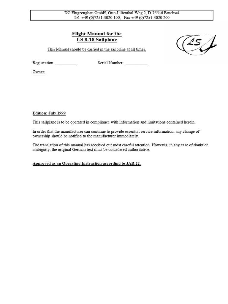 VelerobFM-LS8-18 Rev3 Manual | PDF