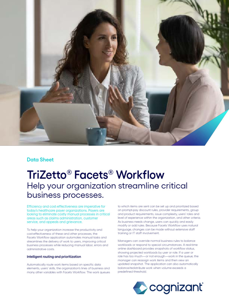 Facets Workflow Datasheet | PDF